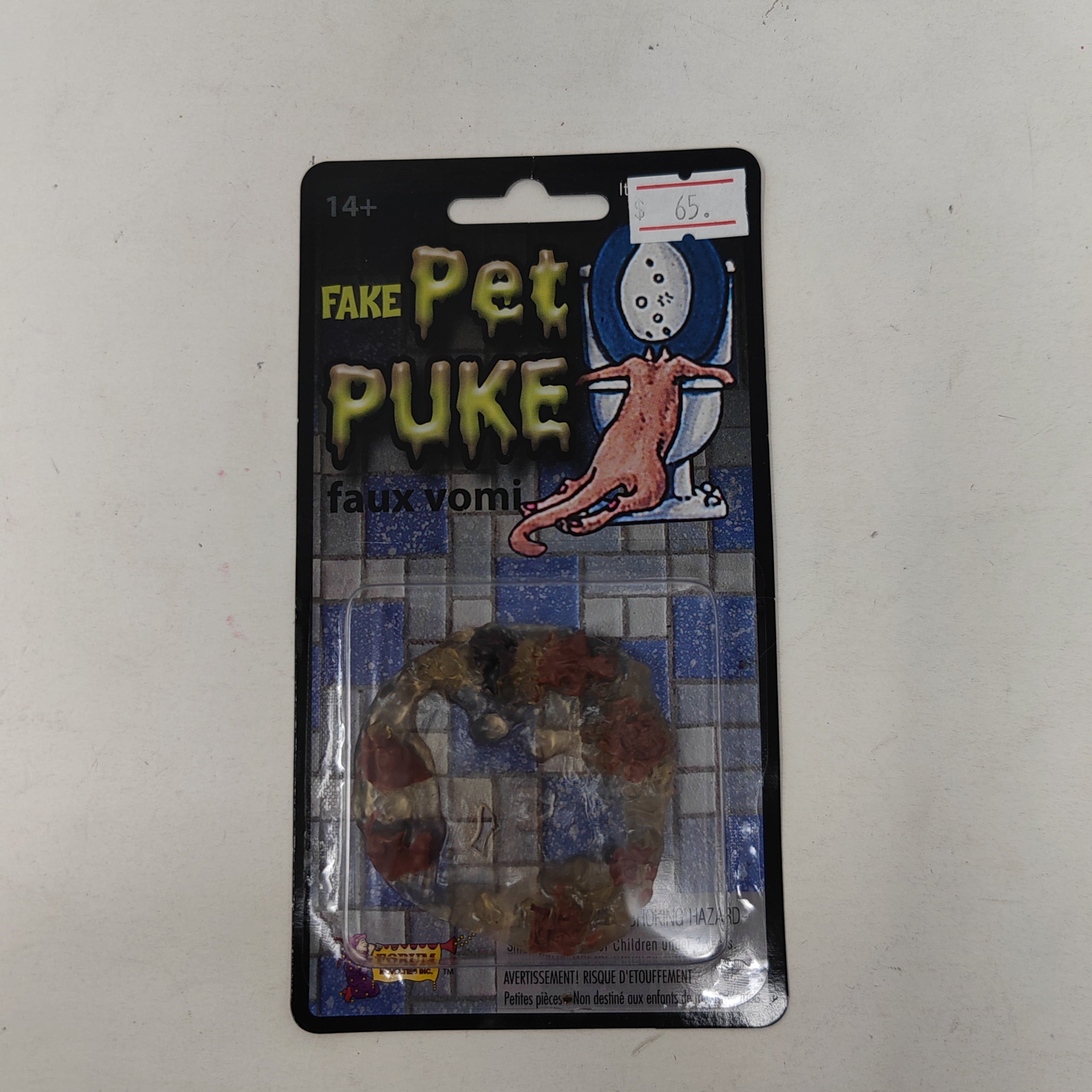 Fake pet puke – Casita de Andy | Tienda de Disfraces
