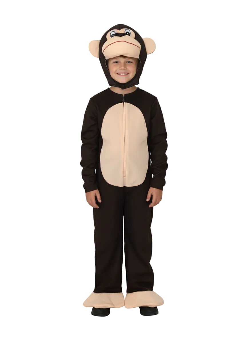 Chango l Disfraz de chango infantil unisex tipo enterizo con gorro ...